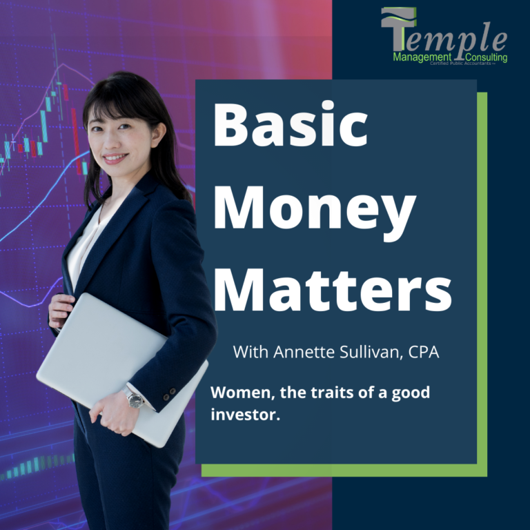 Women: The Traits of A Good Investor - Temple Management Consulting